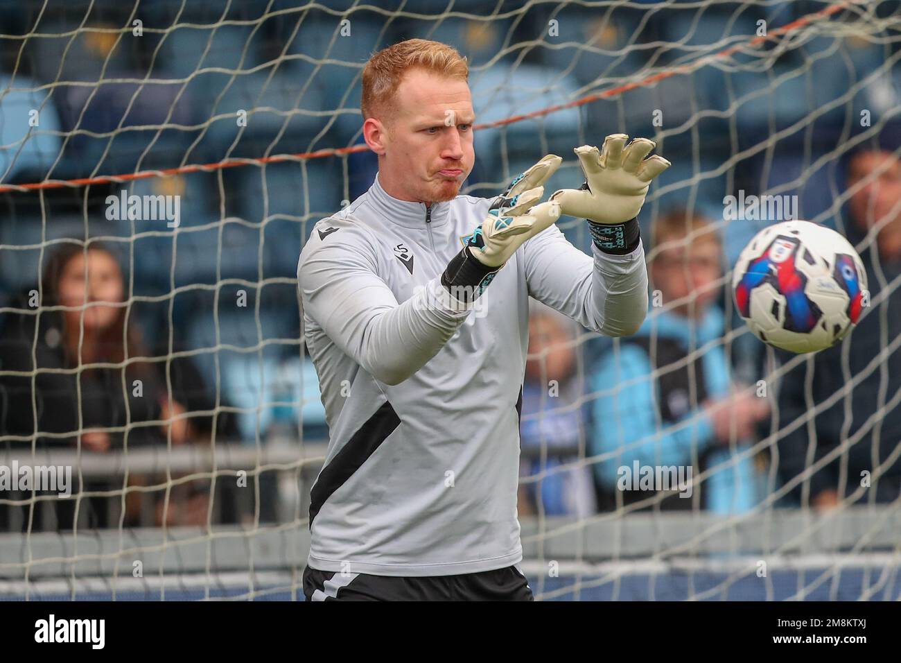 High Wycombe, UK. 14th Jan, 2023. Cameron Dawson #25 of Sheffield ...