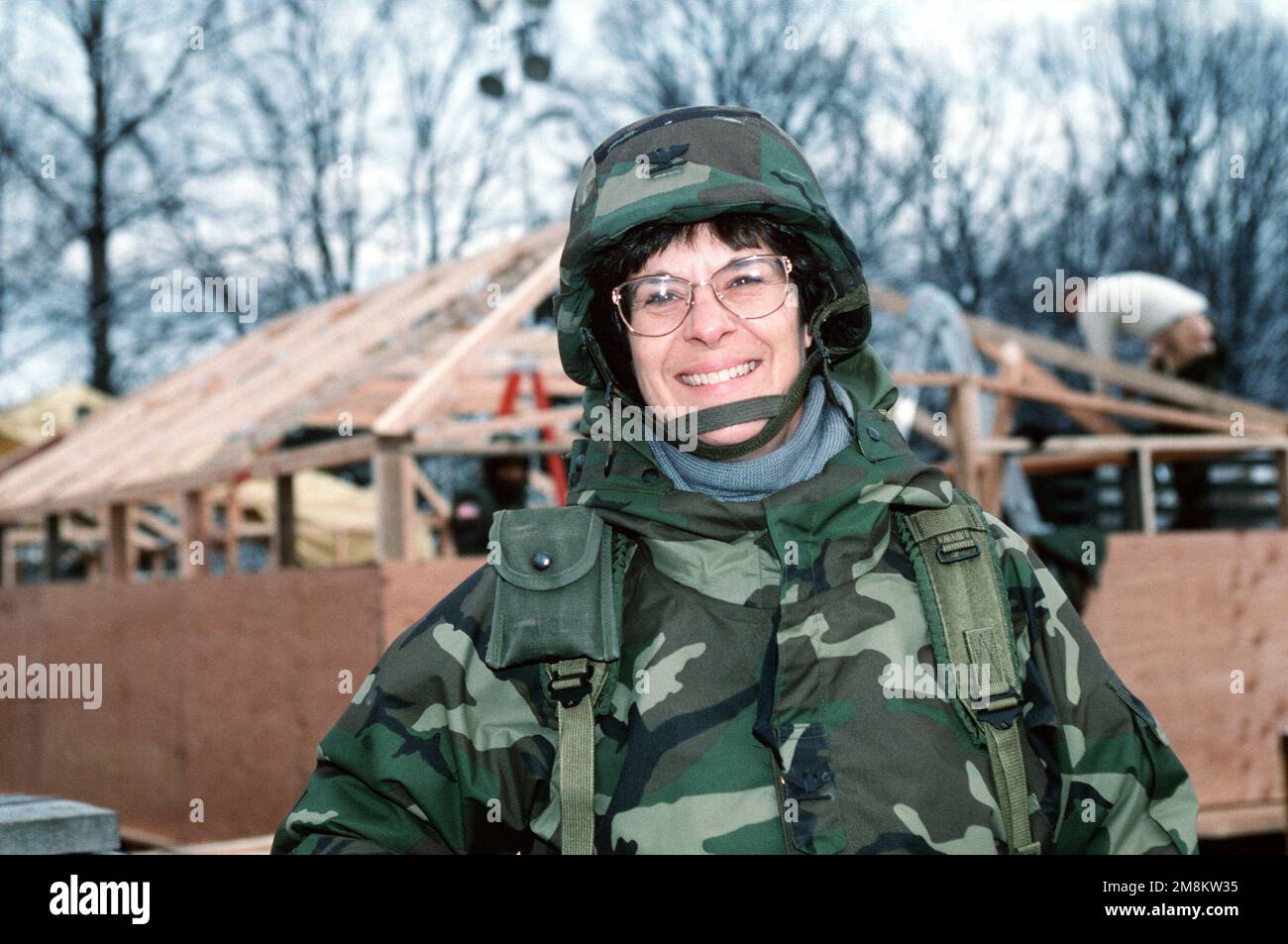 US Air Force Colonel Susanne M. Waylett, Commander, 823rd Red Horse ...