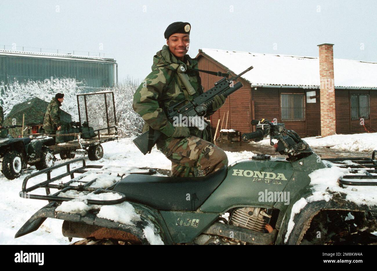 US Air Force AIRMAN First Class Essence Carter, Security Police, elite ...