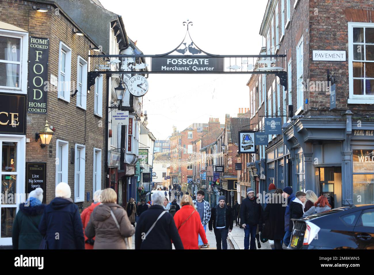 Fossgate Merchants Quarter, an ancient street in York, full of cool ...