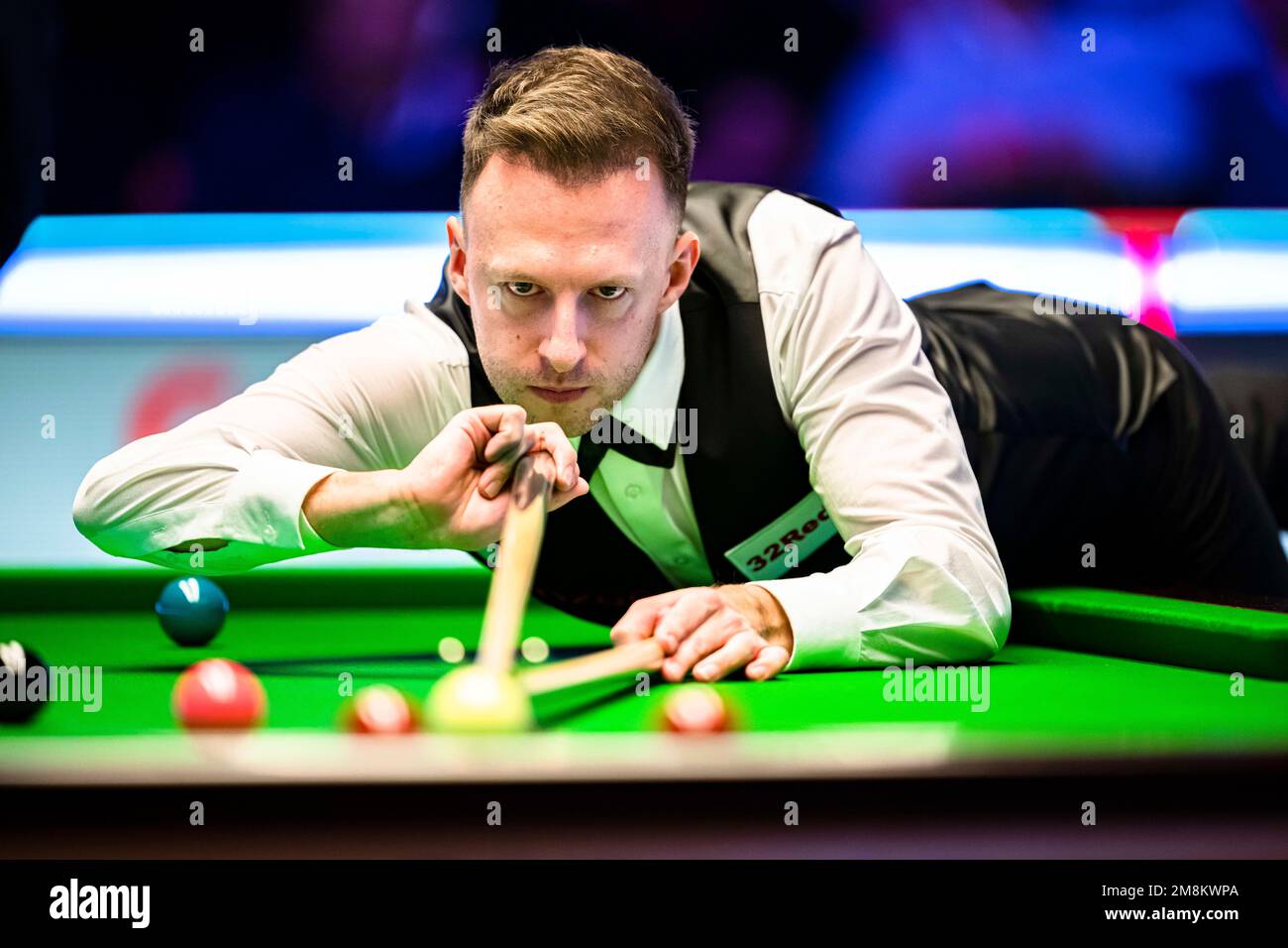 London, UK. 14th Jan, 2023. Judd Trump v Stuart Bingham in Semi Finals ...