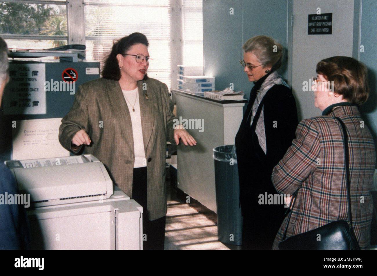 Mrs. Mary Jo Reimer, wife of the CHIEF of STAFF of the Army, tours the ...