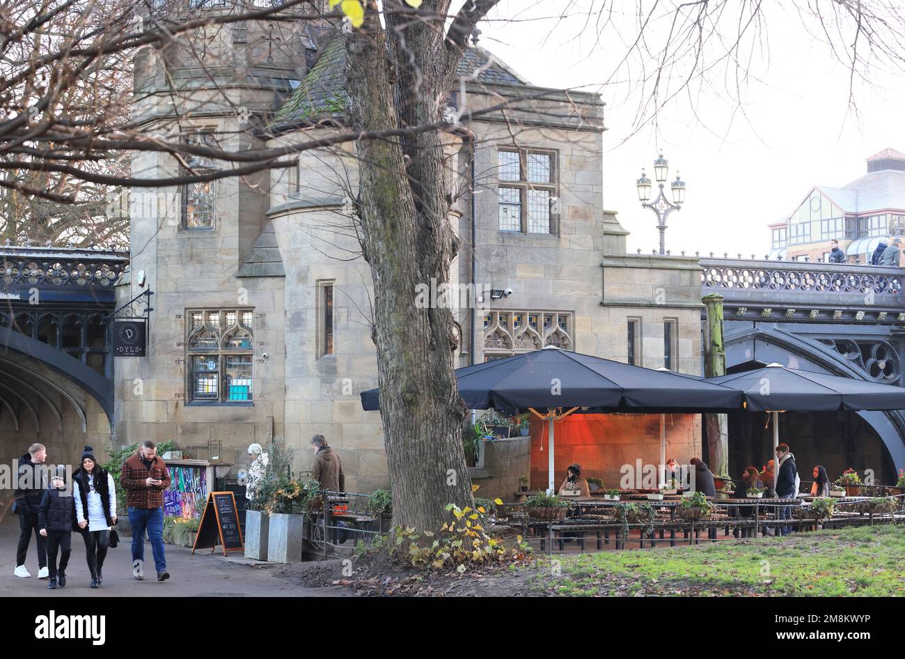 DYLS cafe bar by Skeldergate Bridge in the historic city of York at ...