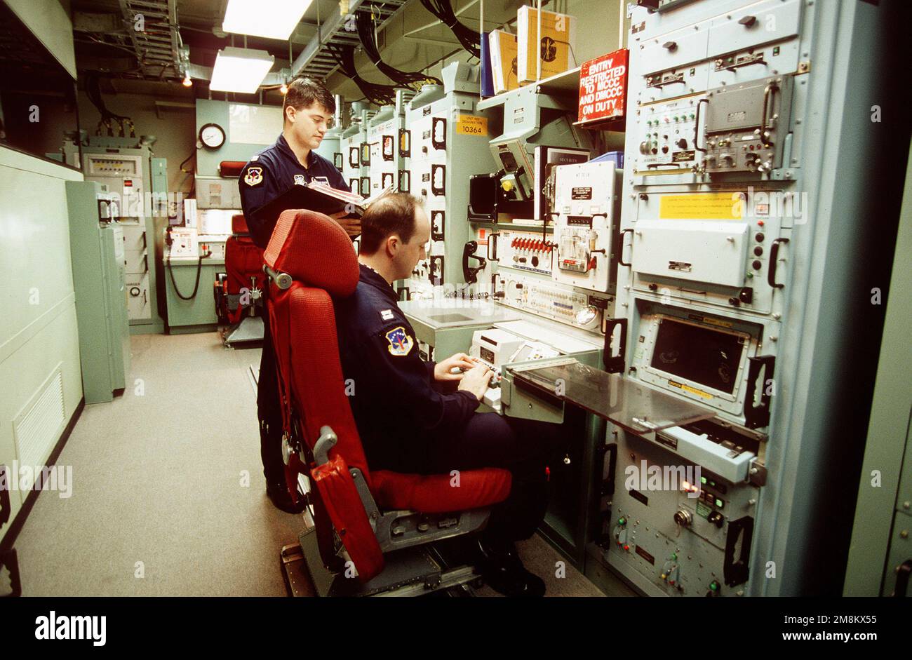 CAPT. Mark Schuler and CAPT. Shane Clark from the 90th Operations Group ...
