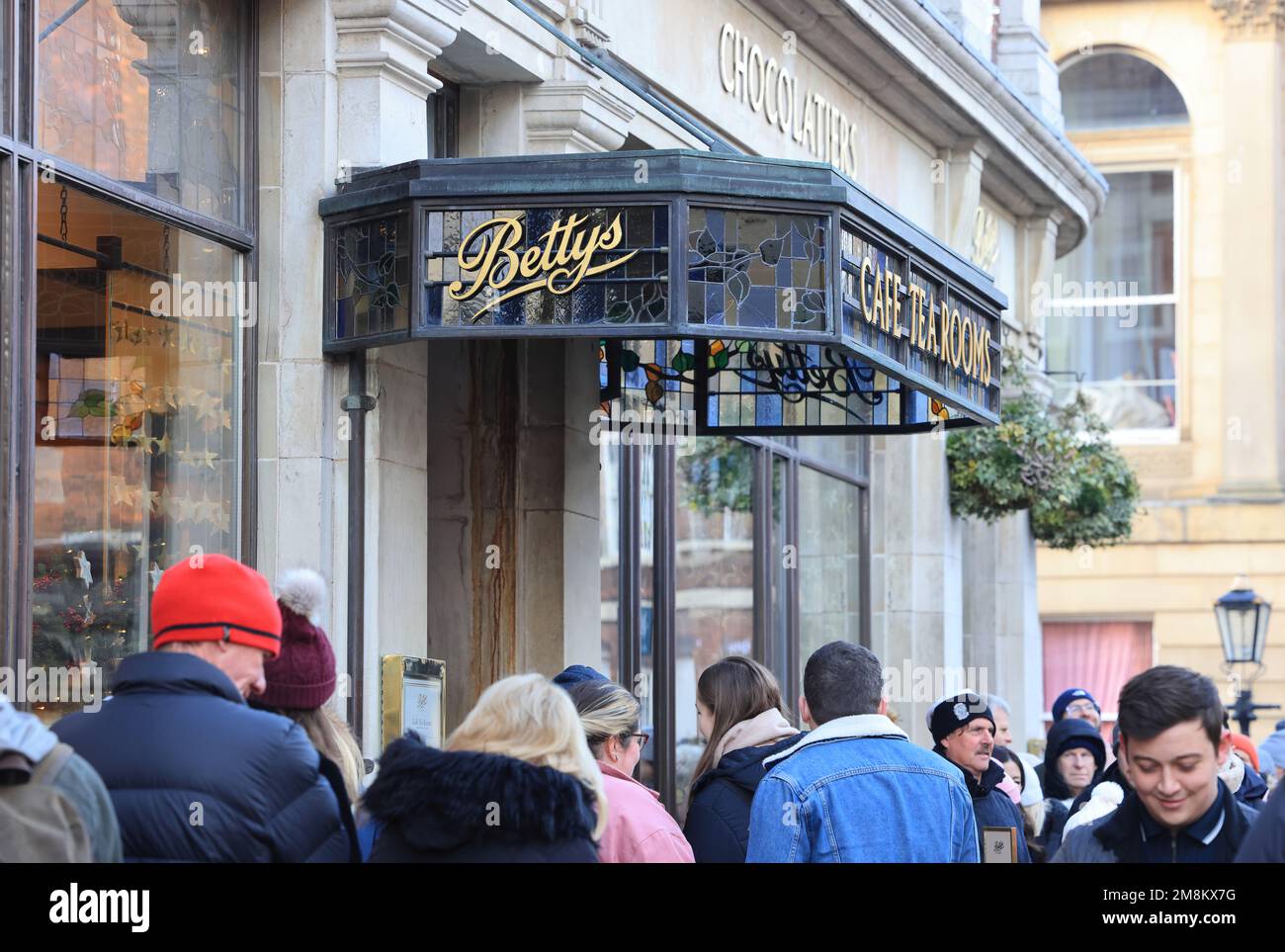 Betty's York on St Helen's Square, a famous institution serving ...