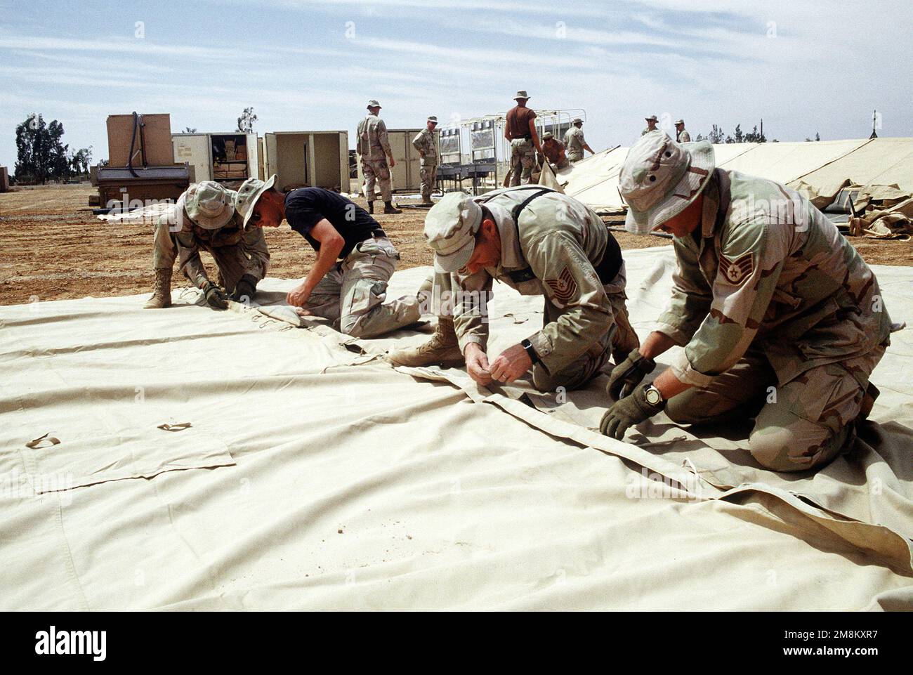 Personnel from the 5th Combat Comm. Group, Robins Air Force Base ...