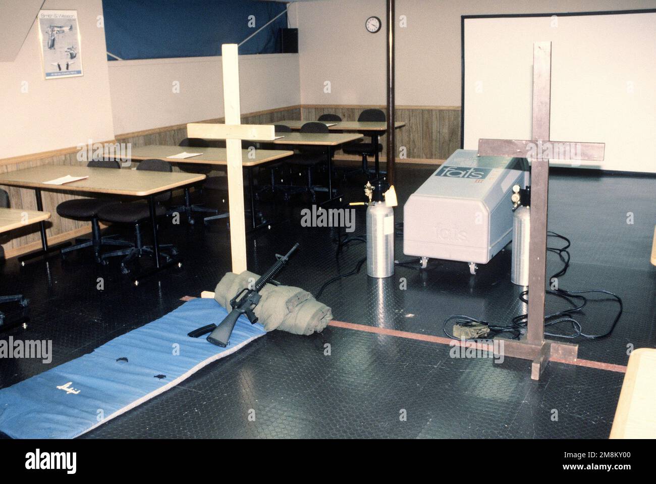 Display of Fire Arms Training System (FATS) in the 55th Wing's 55th ...