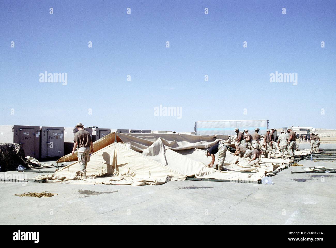 United States Air Force personnel deployed to a Jordanian Air Base for ...