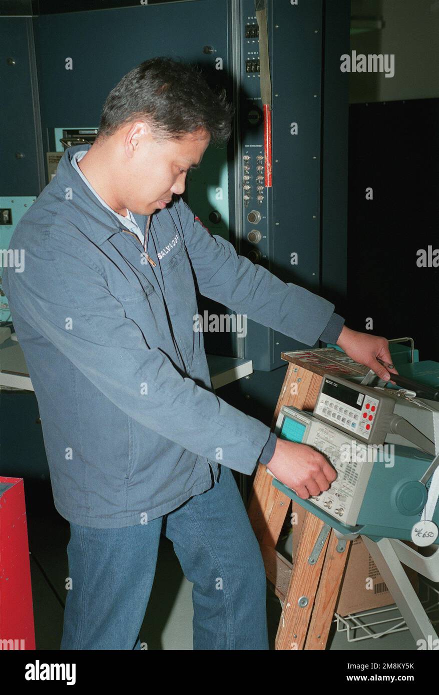 Aviation Structural Mechanic First Class (AMS1) Joel Salvador is ...