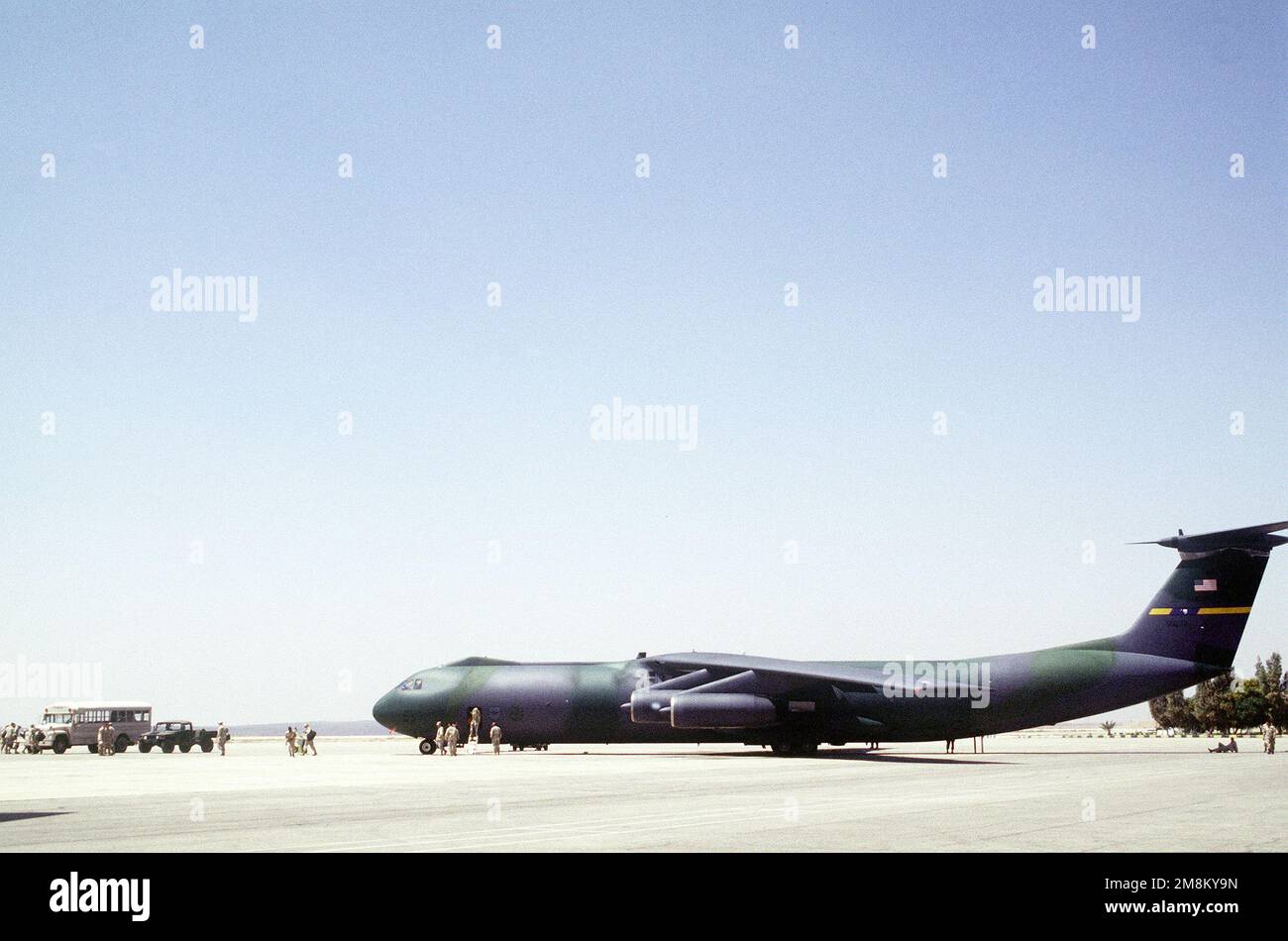 A C-141B Starlifter aircraft from Charleston Air Force Base, South ...
