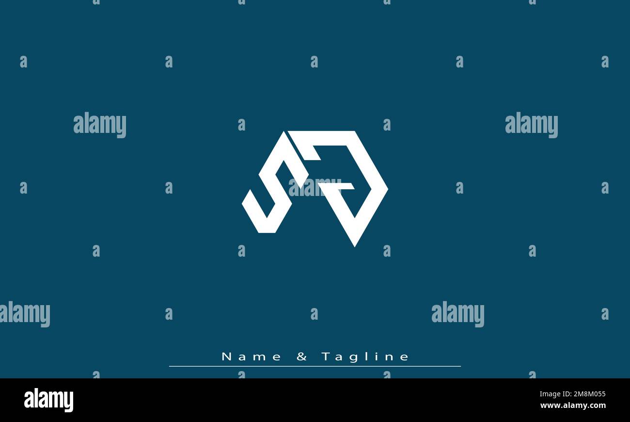 Alphabet letters Initials Monogram logo SJ , JS Stock Vector Image & Art - Alamy
