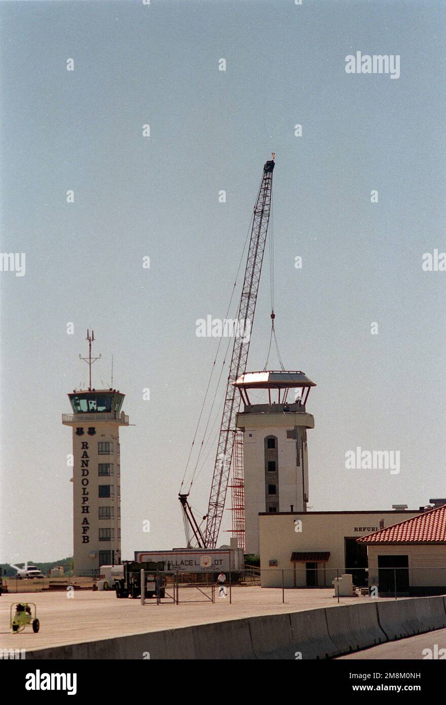 On-going construction on the new East Flight line Control Tower which ...
