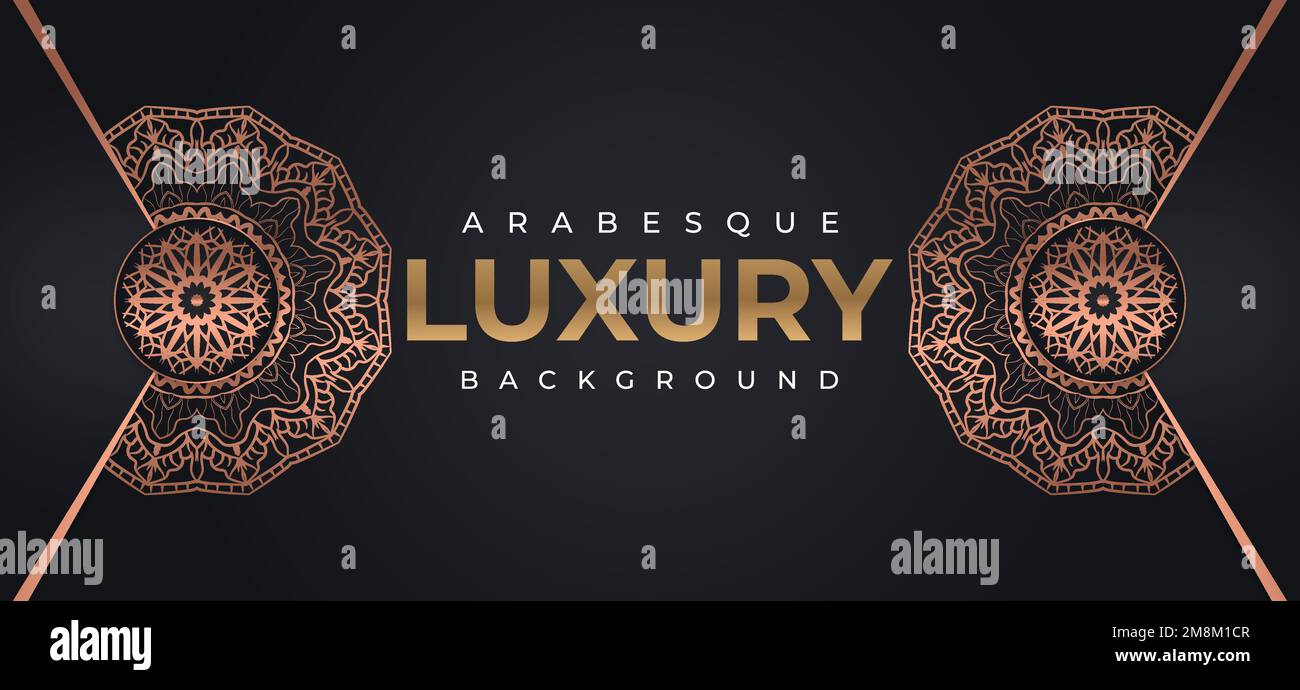 A panoramic of an editable template with geographic shapes on the sides ...