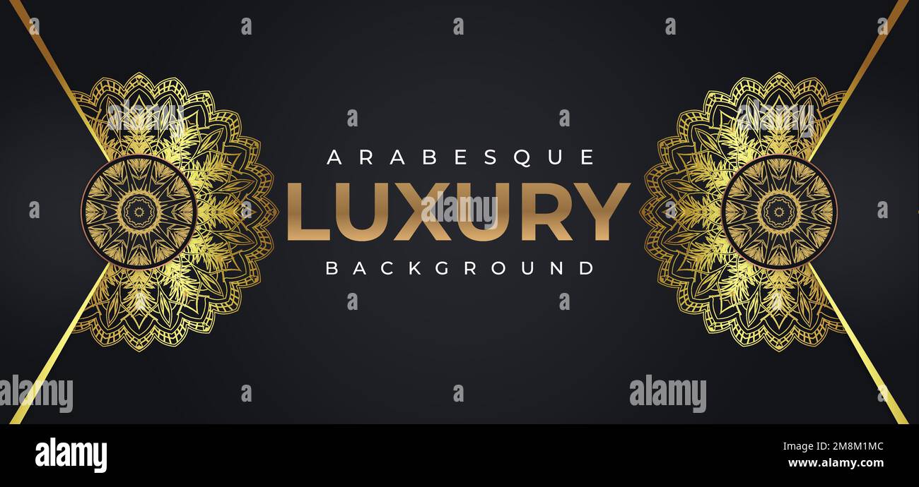 A panoramic of an editable template with geographic shapes on the sides ...