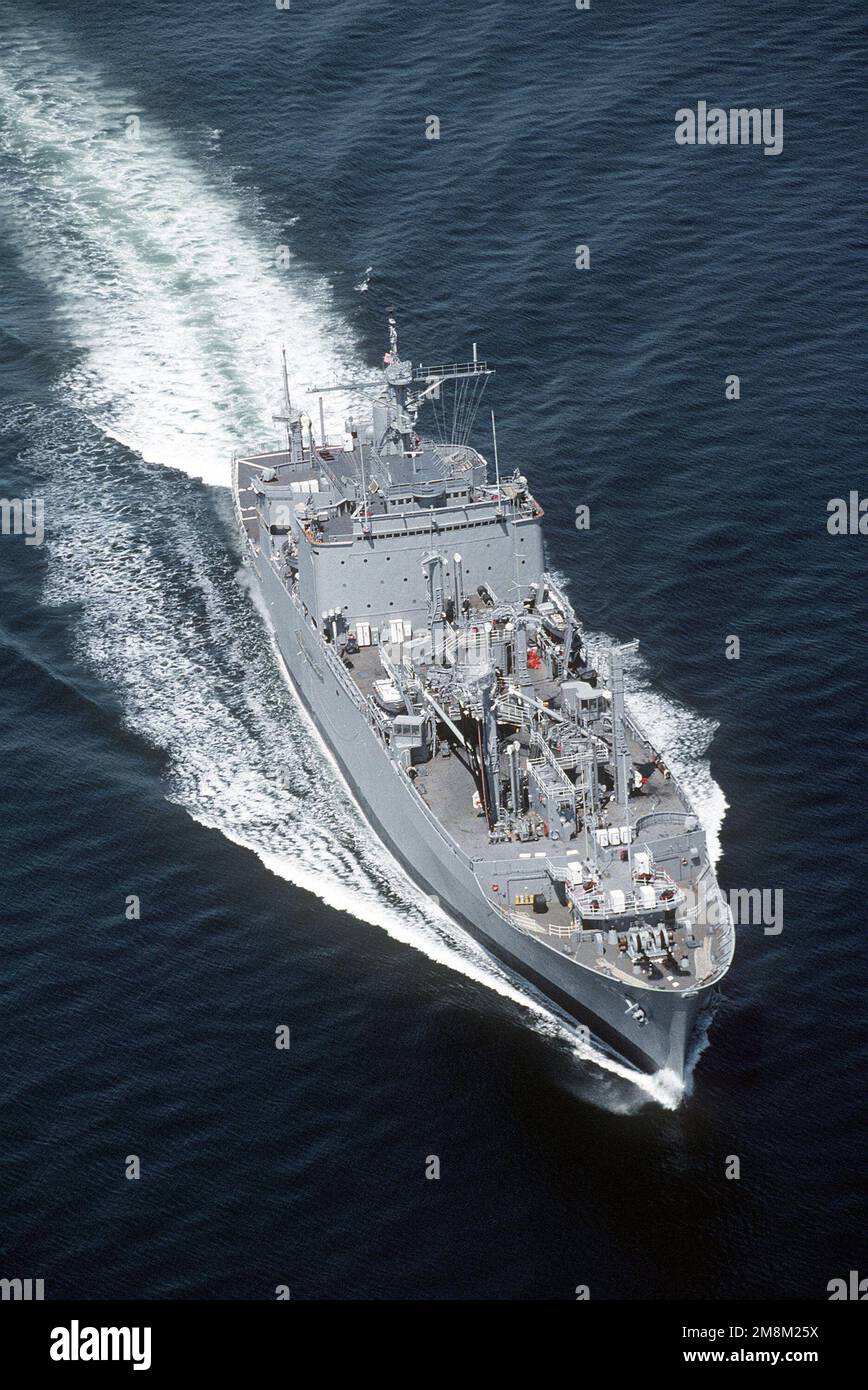 Aerial starboard beam view of the Military Sealift Command (MSC ...