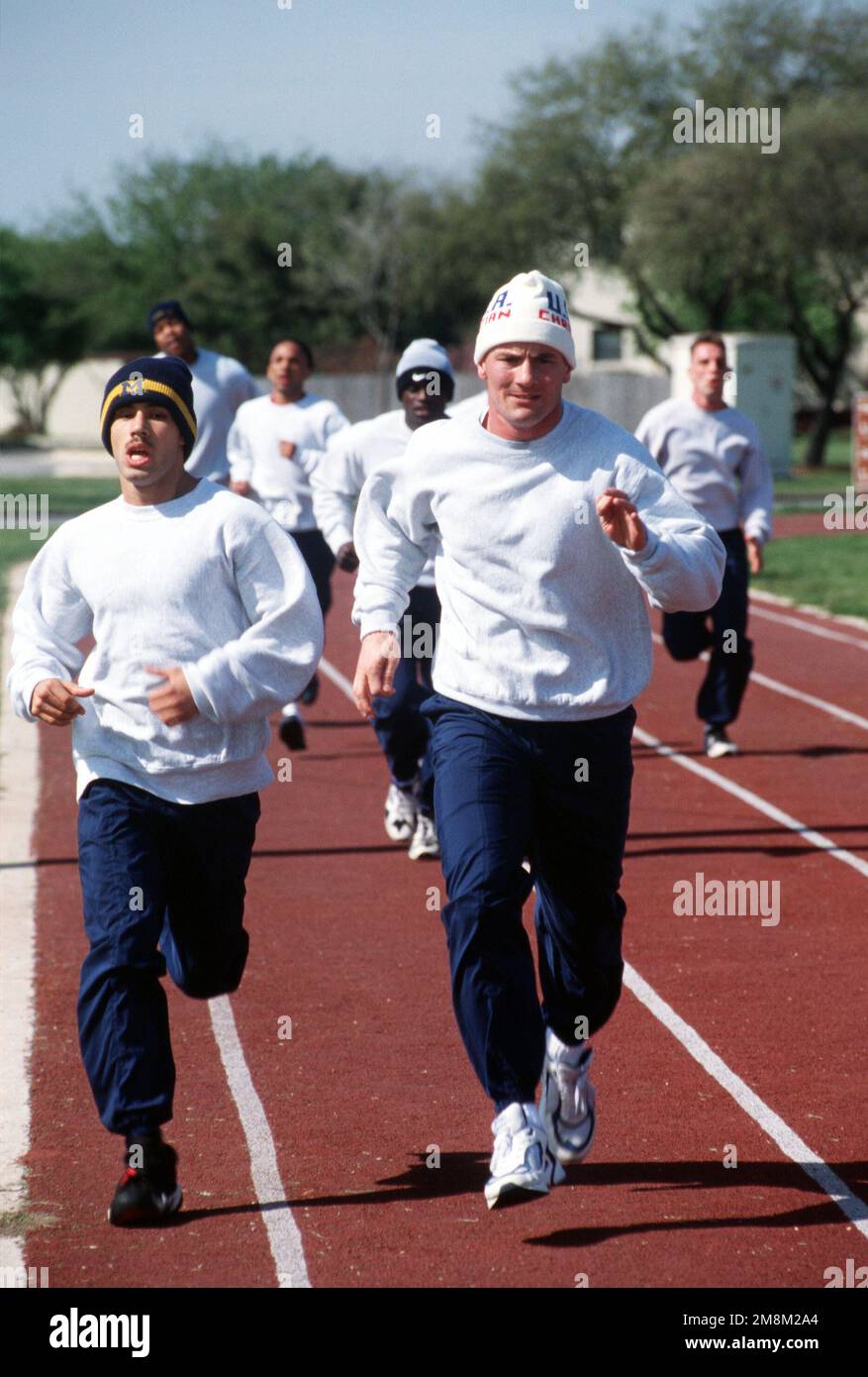 US Air Force AIRMAN Albert Villarruel (left) and US Air Force First ...