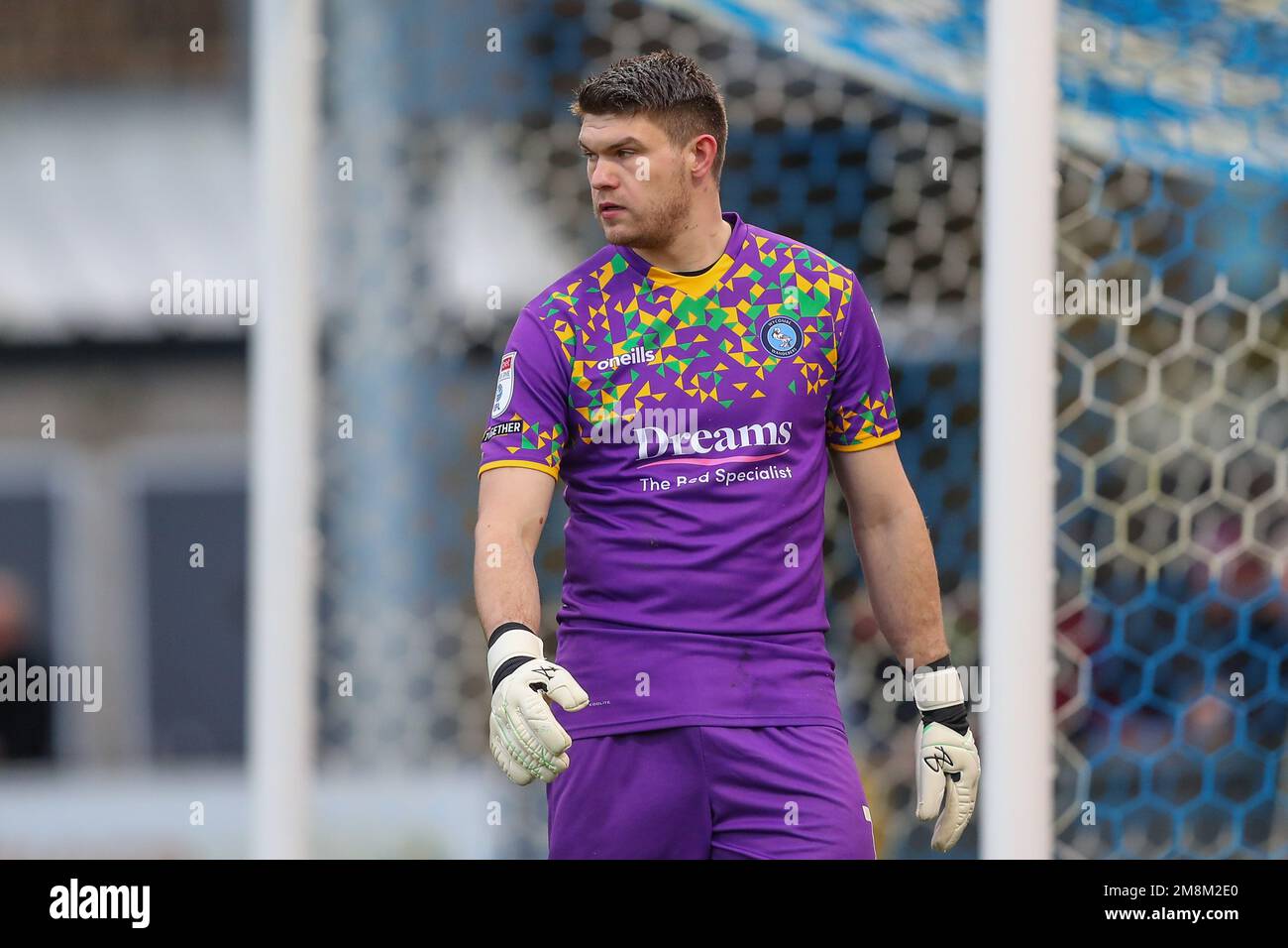 Maksymilian Stryjek #1 of Wycombe Wanderers during the Sky Bet League 1 ...