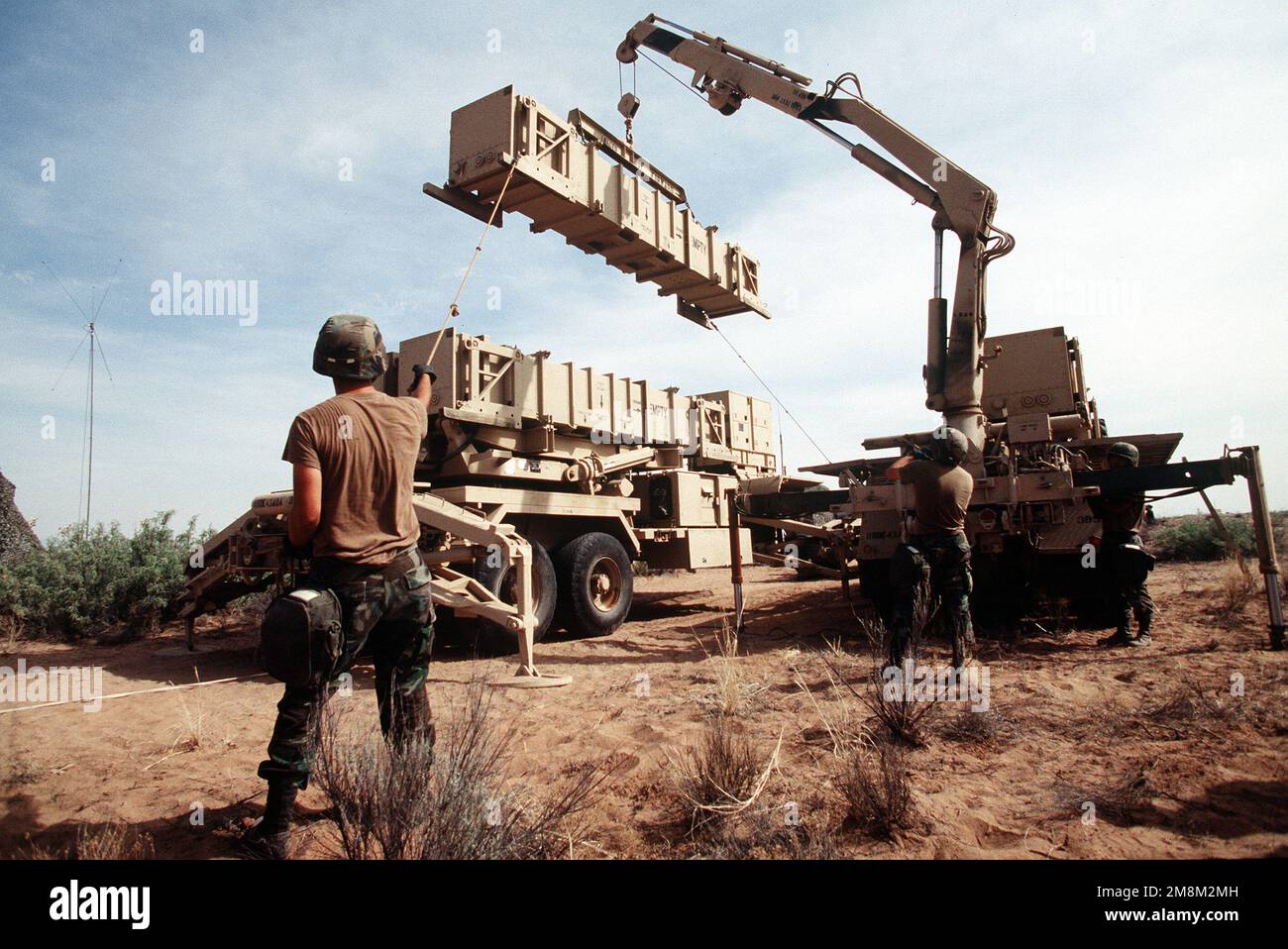 A United States Army Patriot Missile crew with the 3rd Battalion, 43rd ...