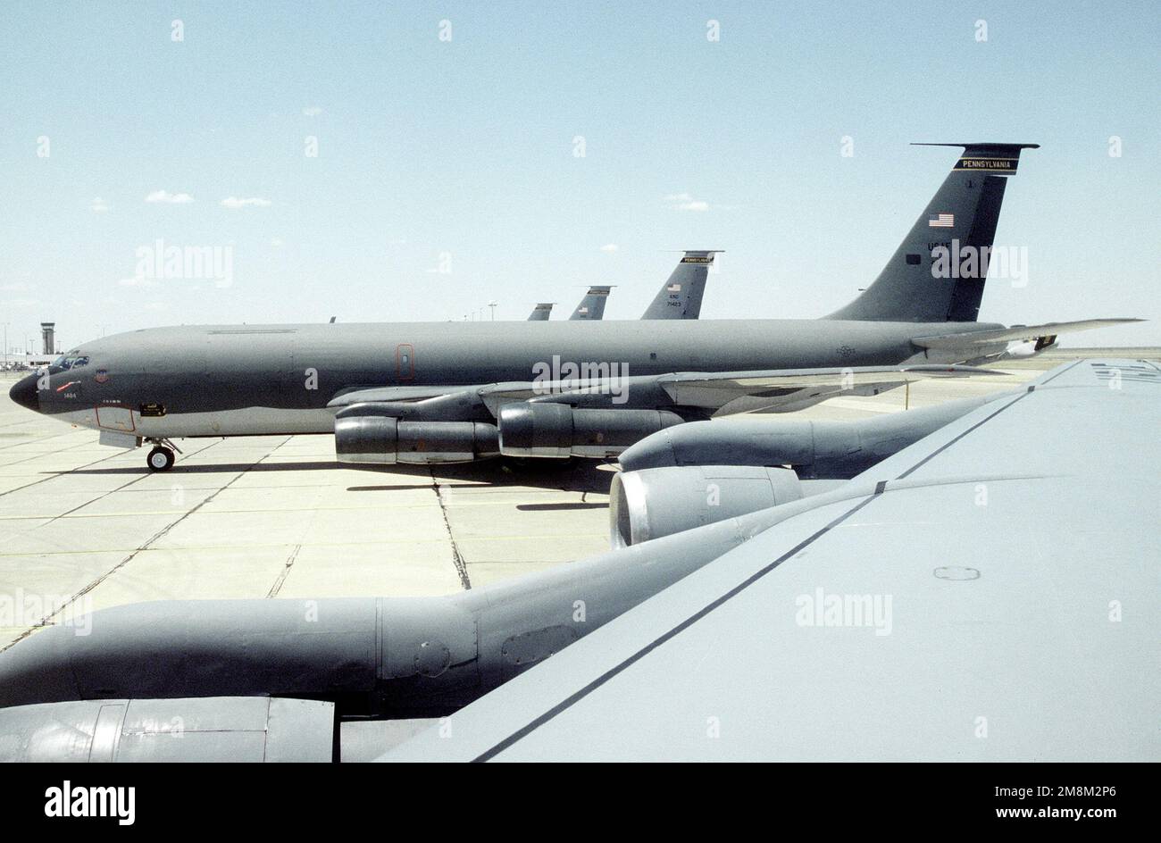 KC-135E tankers from the 146th Air Refueling Squadron, 171st Air ...