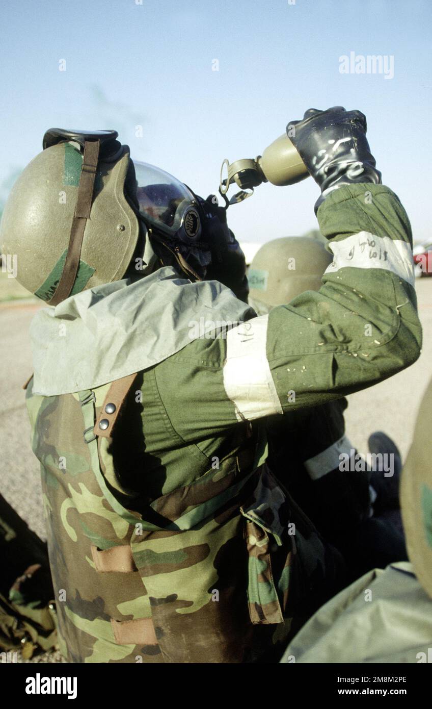 A member of the 171st Air Refueling Wing, Pittsburgh, Pennsylvania Air ...