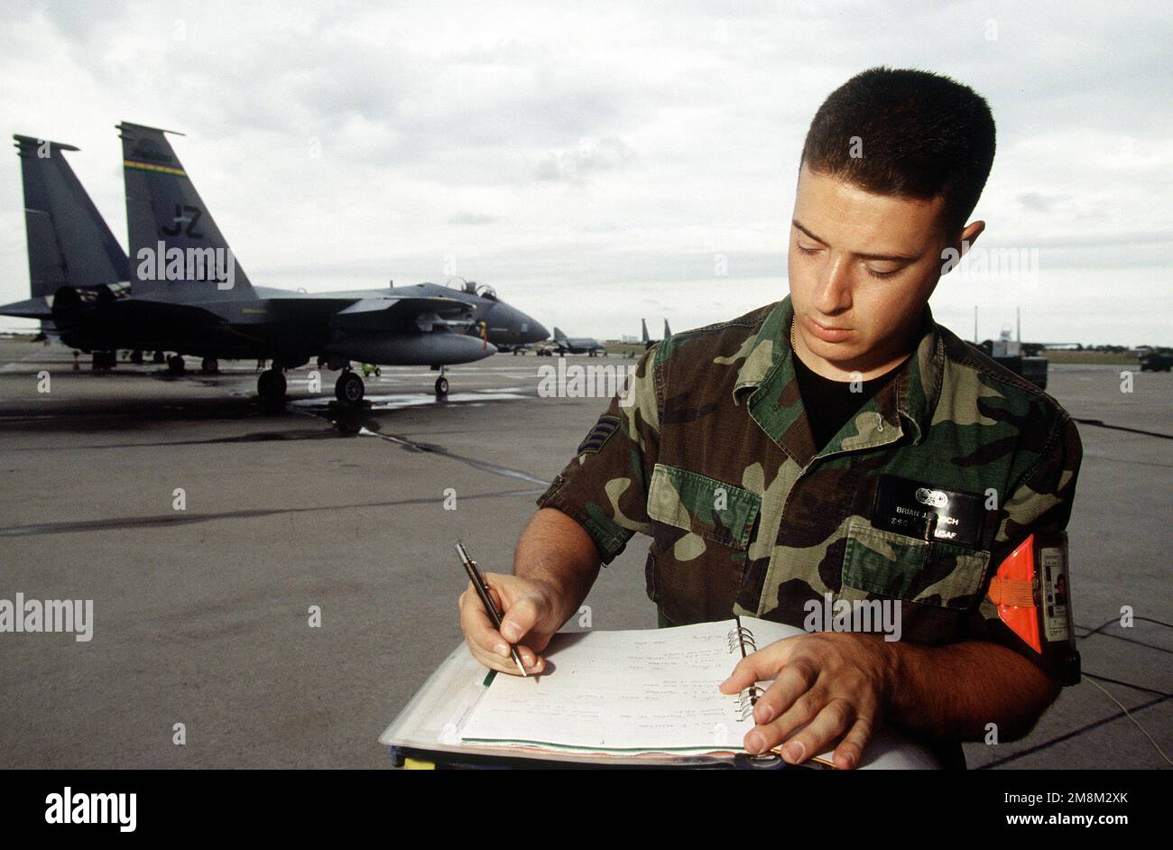 STAFF Sergeant Brian Bosch, a crew chief on the F-15 Eagle aircraft ...