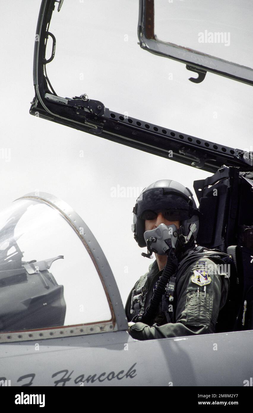 Captain Reid Murphy, an F-15 Eagle pilot from the 159th Fighter Group ...