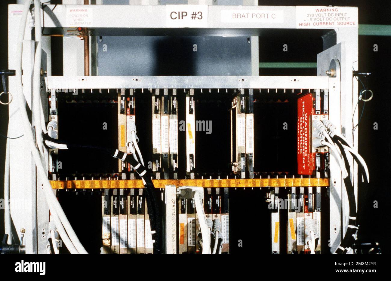 A close-up view of the Common Integrated Processor which was developed ...