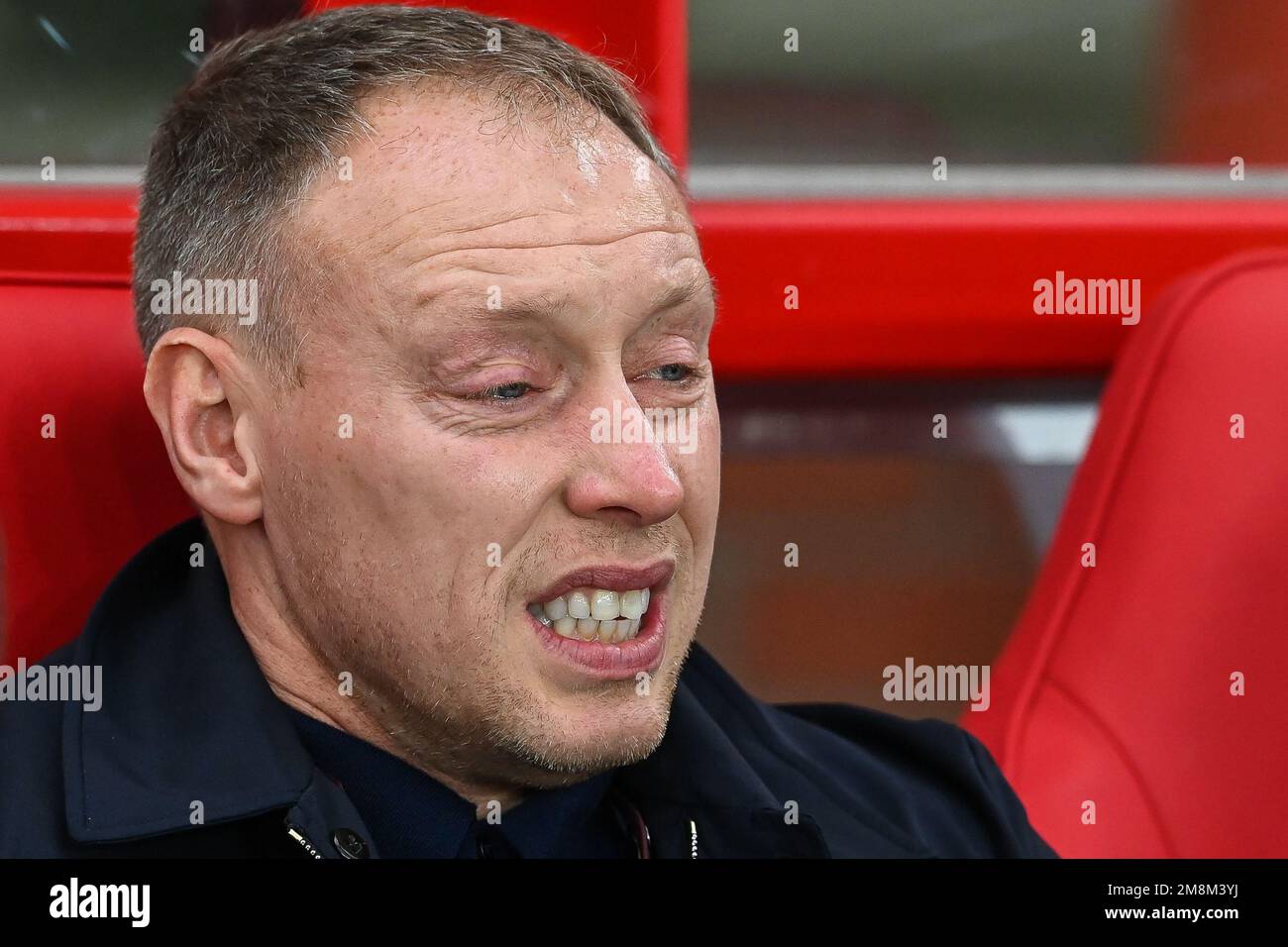 Steve Cooper Manager of Nottingham Forest during the Premier League ...