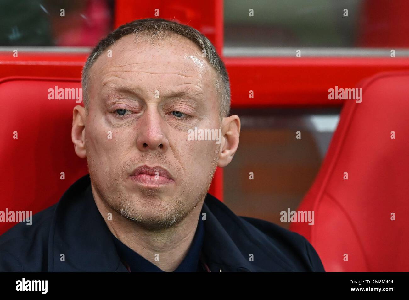 Steve Cooper Manager of Nottingham Forest during the Premier League ...