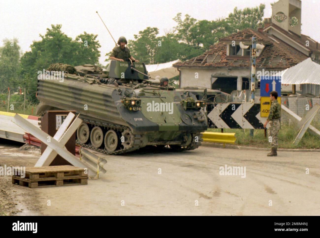 Nordic forces assigned to protect the recently completed bridge arrive ...