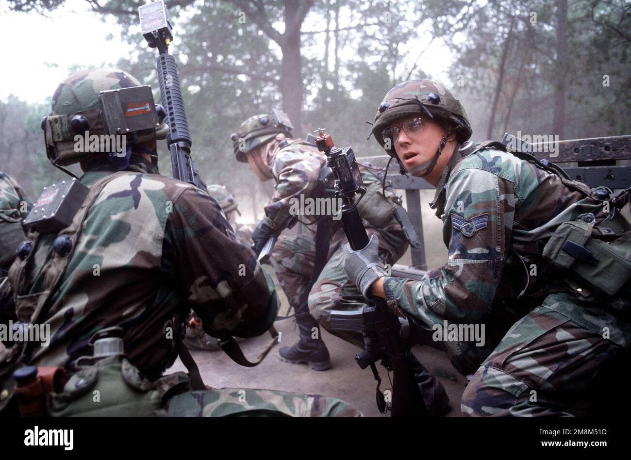 At the Volk Field Combat Readiness Training Center, 128th Security ...