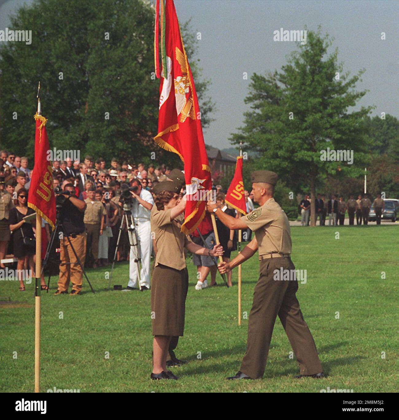 LT. GEN. Carol A. Mutter receives the Marine Corps System Command ...
