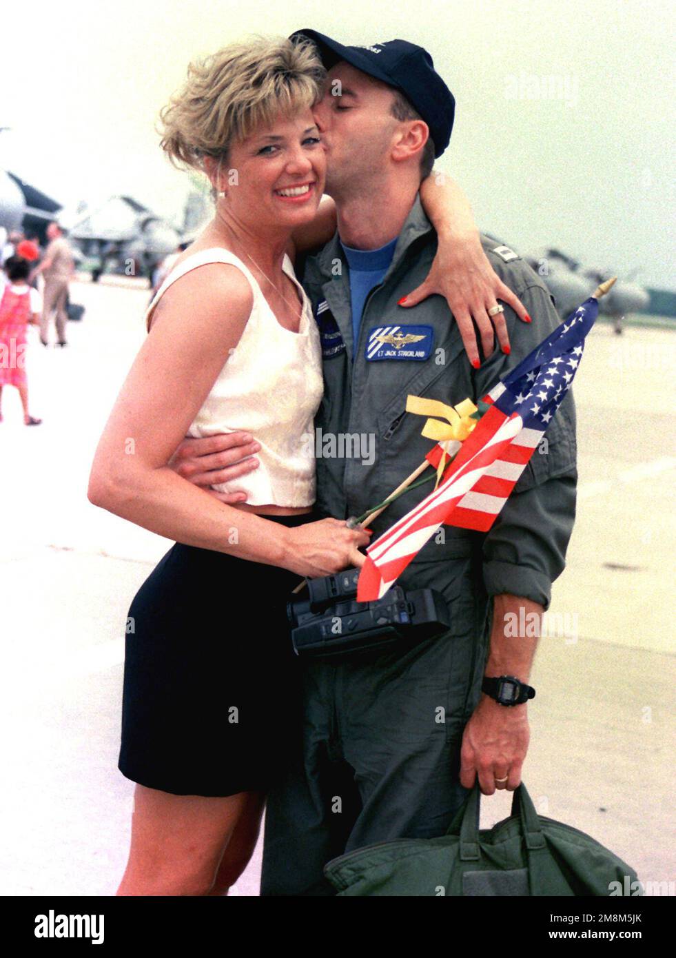 US Navy Lieutenant Jack Strickland a fighter pilot with Fighter ...