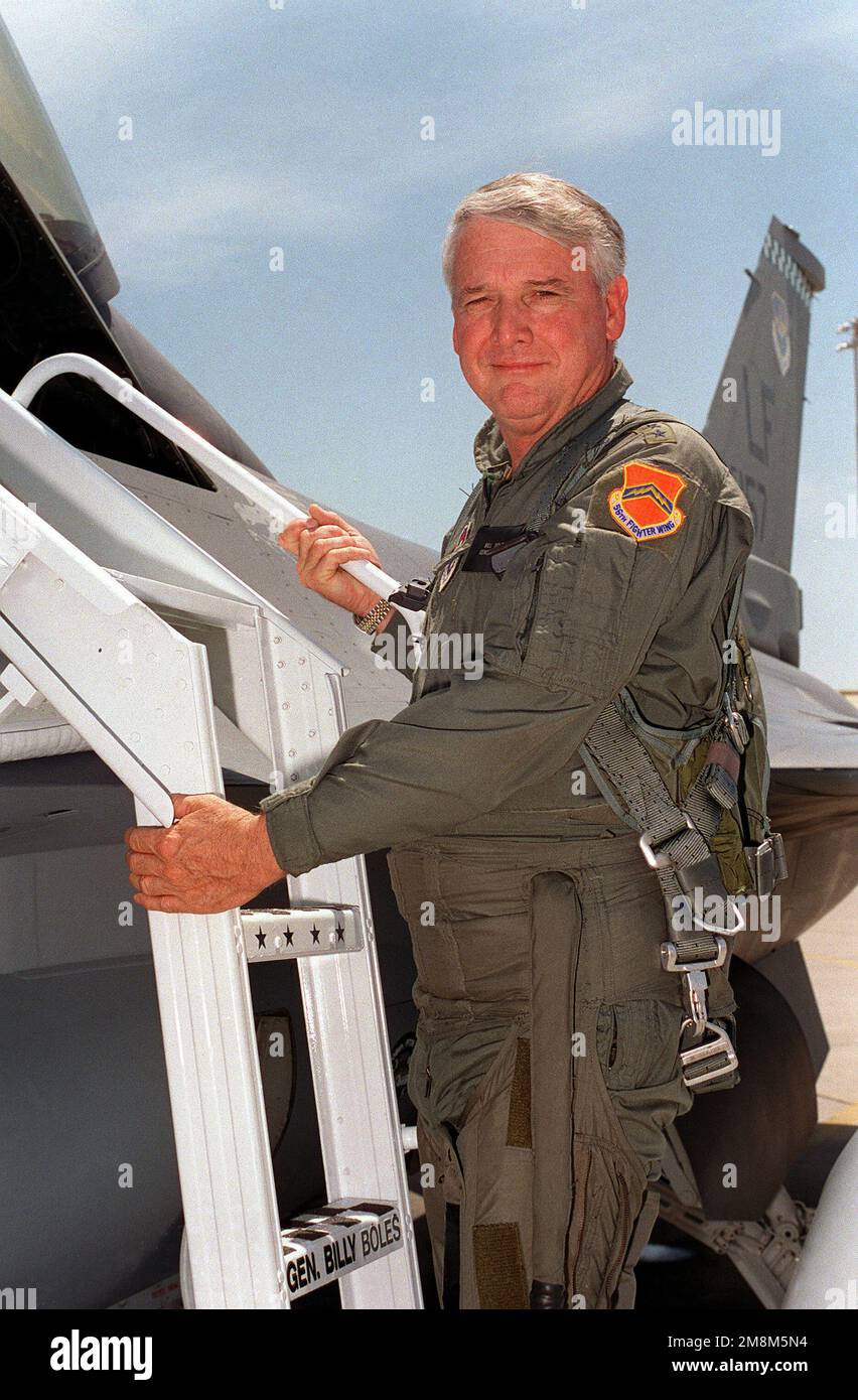 General Billy Boles, Commander Air Education and Training Command ...