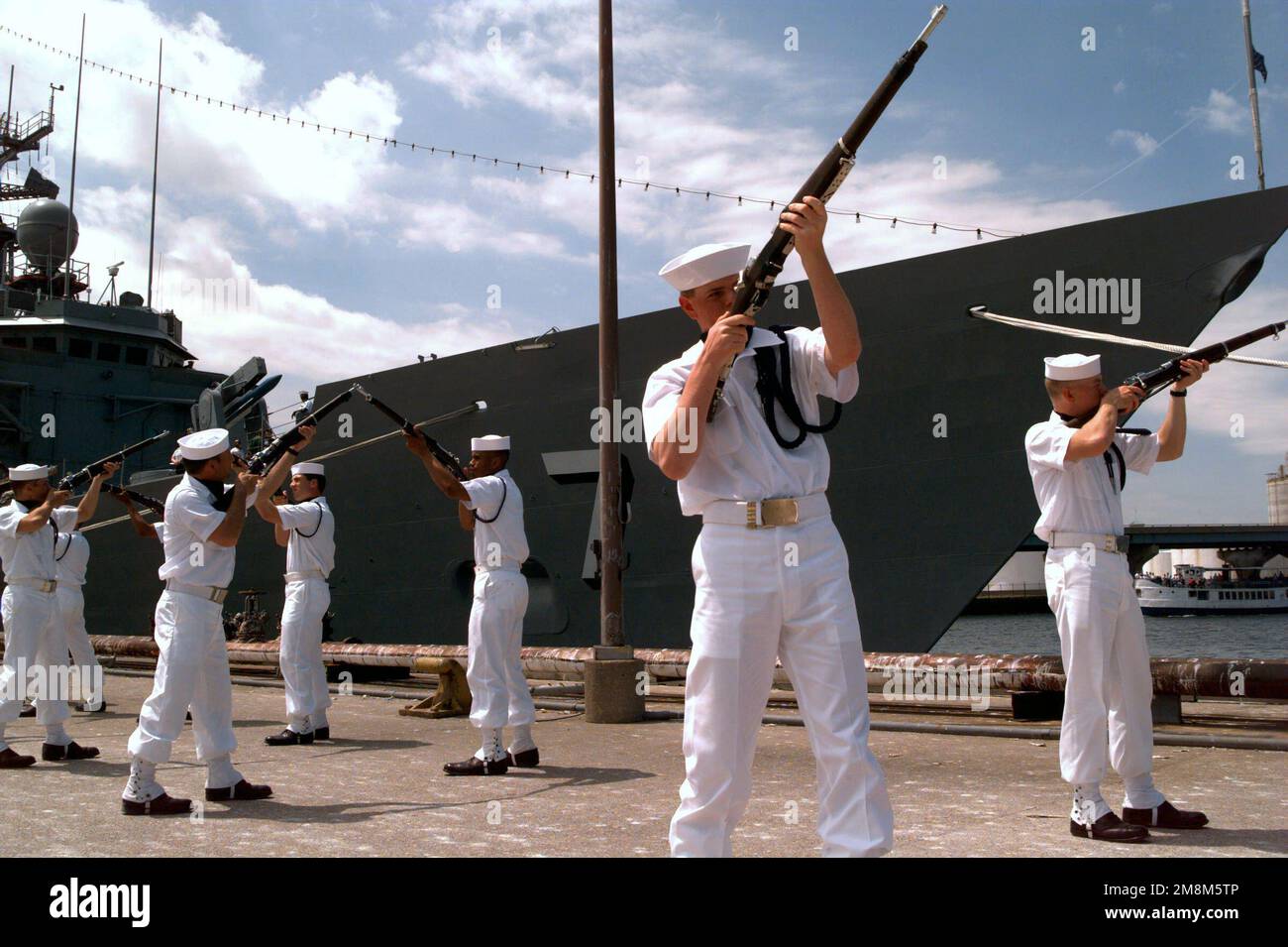 The US Navy's Recruit Drill Team from Recruit Training Command (RTC ...