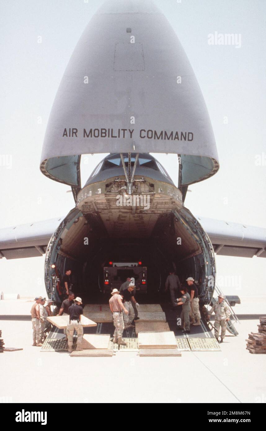 MASTER Sergeant Pam Barnes, a loadmaster on a C-5B Galaxy aircraft ...