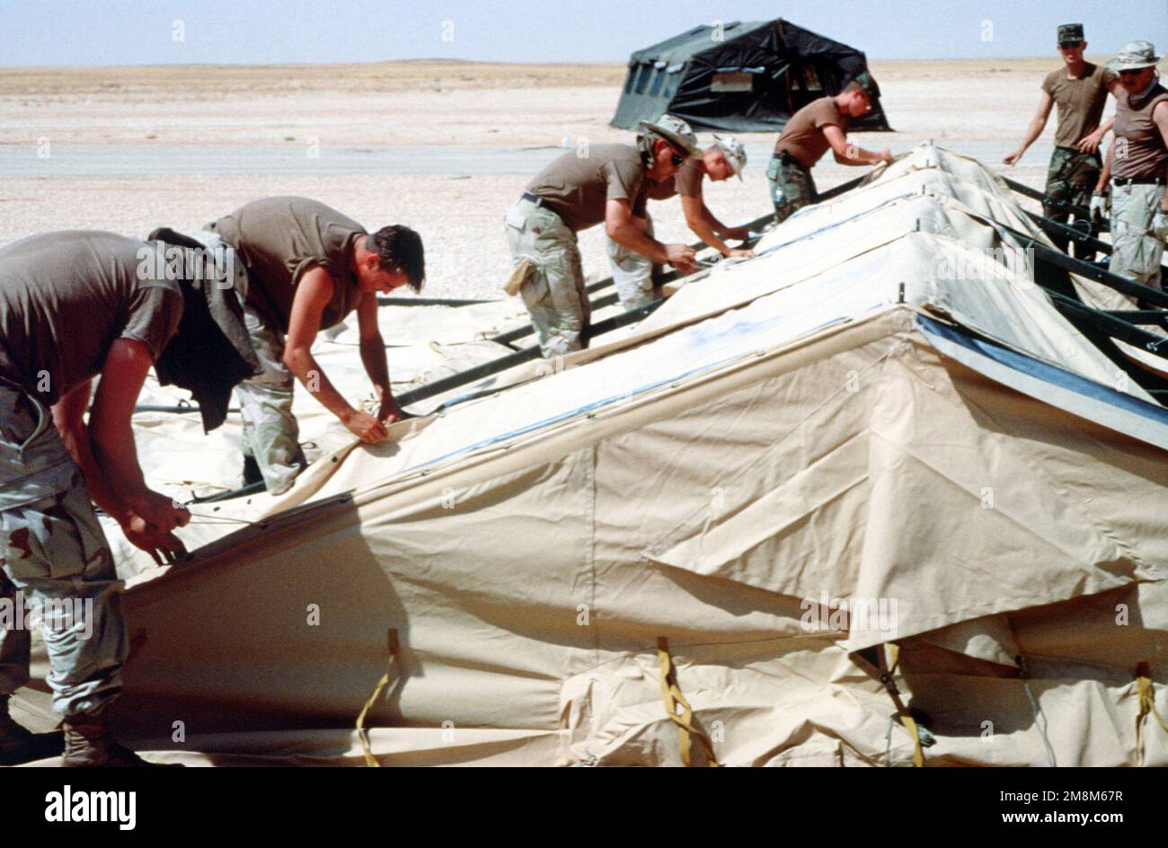 Members of the 823rd Red Horse Squadron from Hurlbert Field Florida and ...