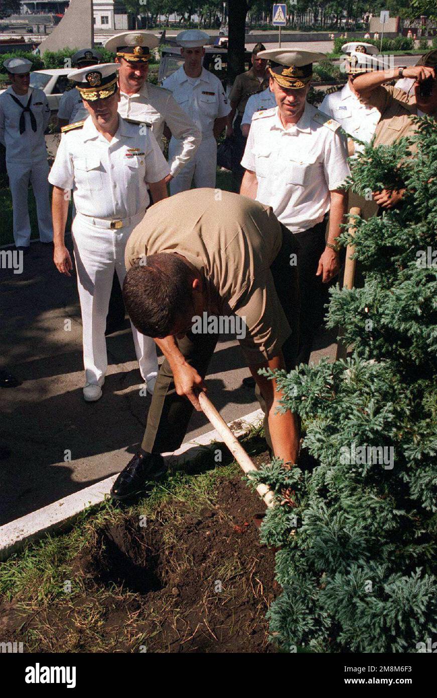 US Marine Colonel D.H. Young, Commander 31st Marine Expeditionary Unit ...