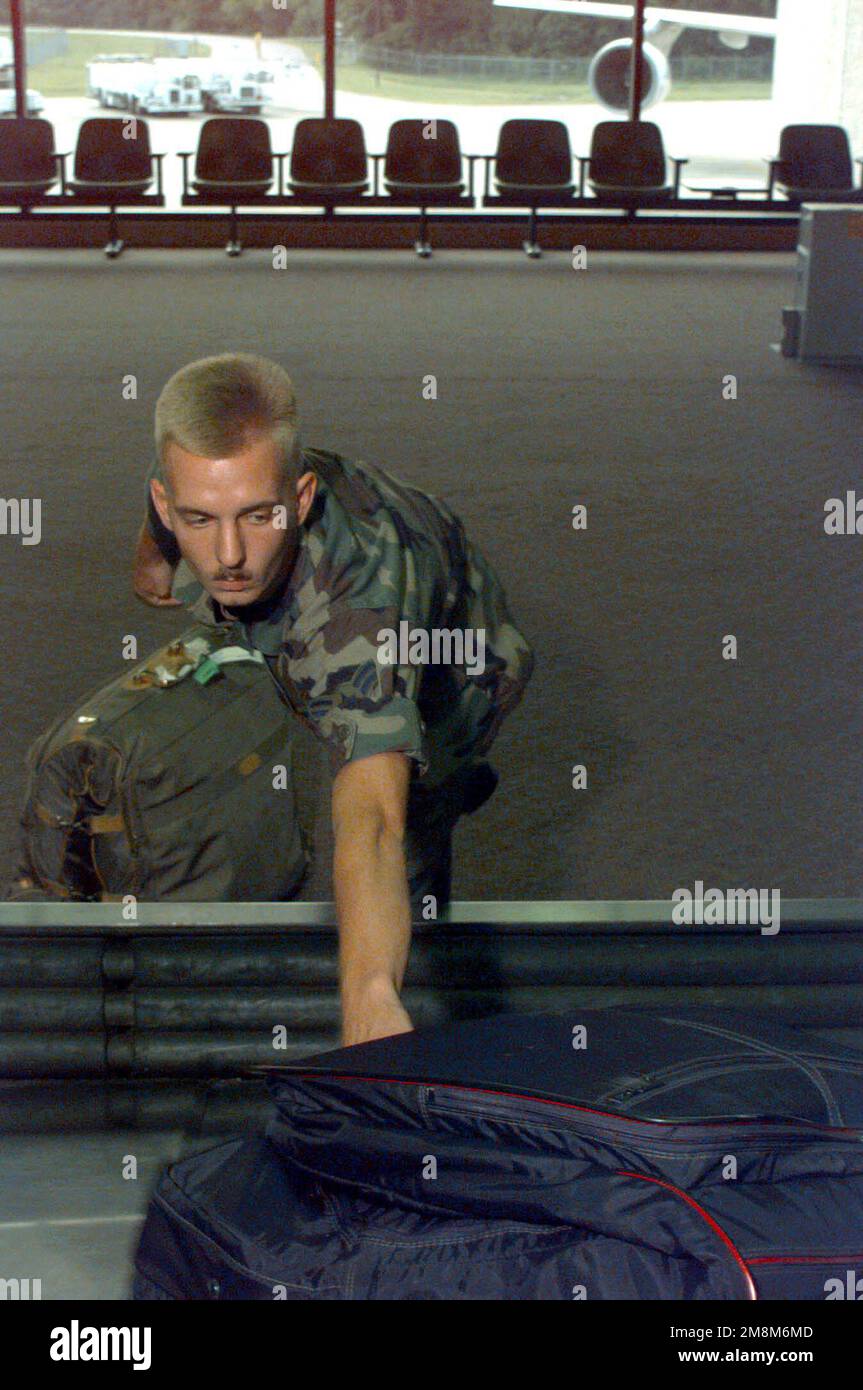 AIRMAN 1ST Class Carlos Beaver, 437th Aerial Port Squadron (APS ...