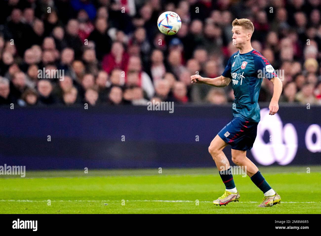 AMSTERDAM, NETHERLANDS - JANUARY 14: Gijs Smal of FC Twente during the ...