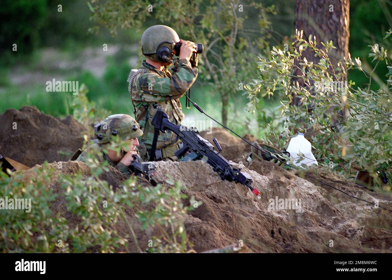 Forward sentries keep a watchful eye at the Joint Readiness Training ...