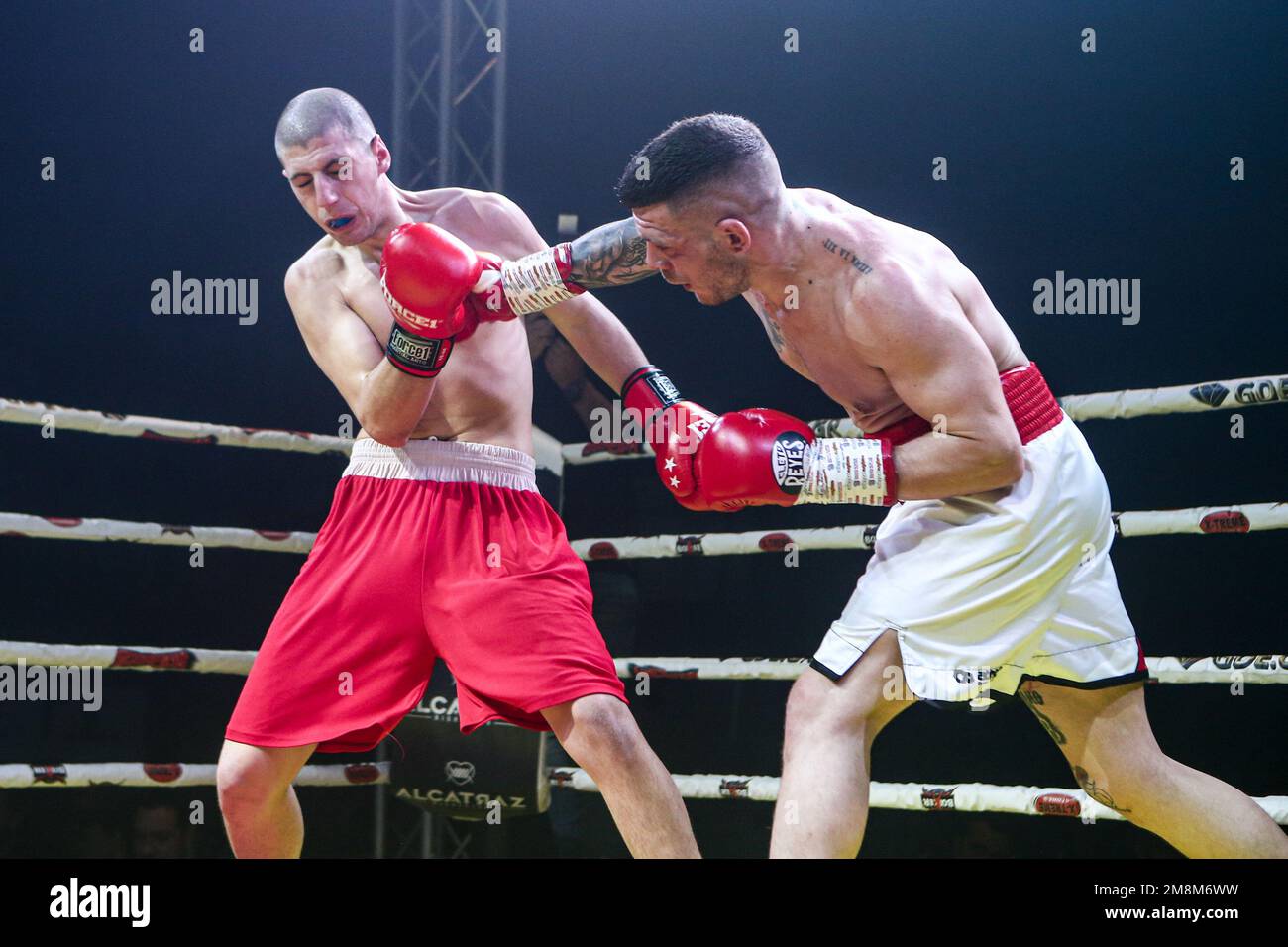 Boxing games in Athens, Greece Stock Photo - Alamy