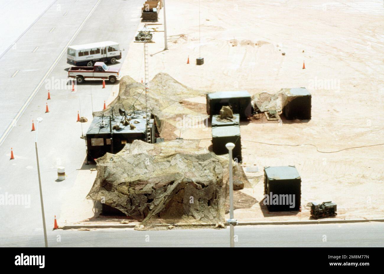 These tents are part of the nerve center of the Tanker Air Lift Control ...