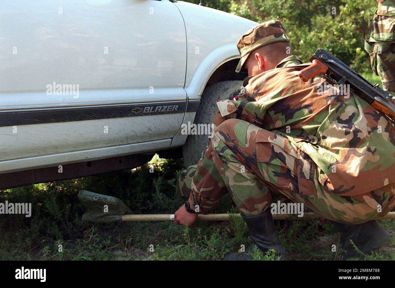 Vehicle check point training hi-res stock photography and images - Alamy
