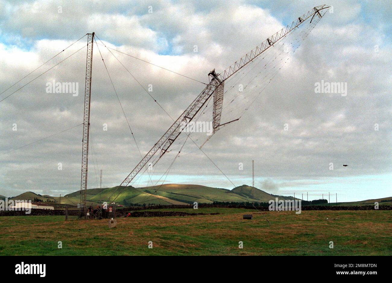 With a network of cables, members of the 65th Communications Group ...
