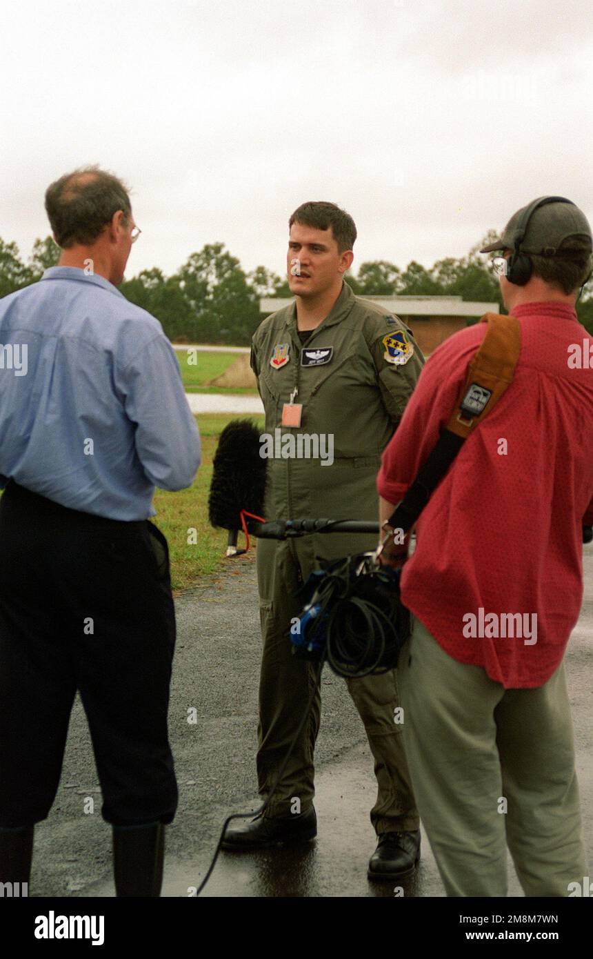 A member of the 9th Bomb Squadron discusses the operation and mission ...