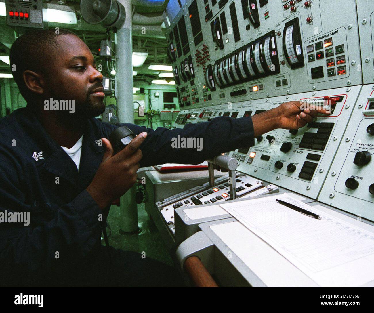US Navy Gas Turbine Systems Technician (mechanical) Allen Brown ...