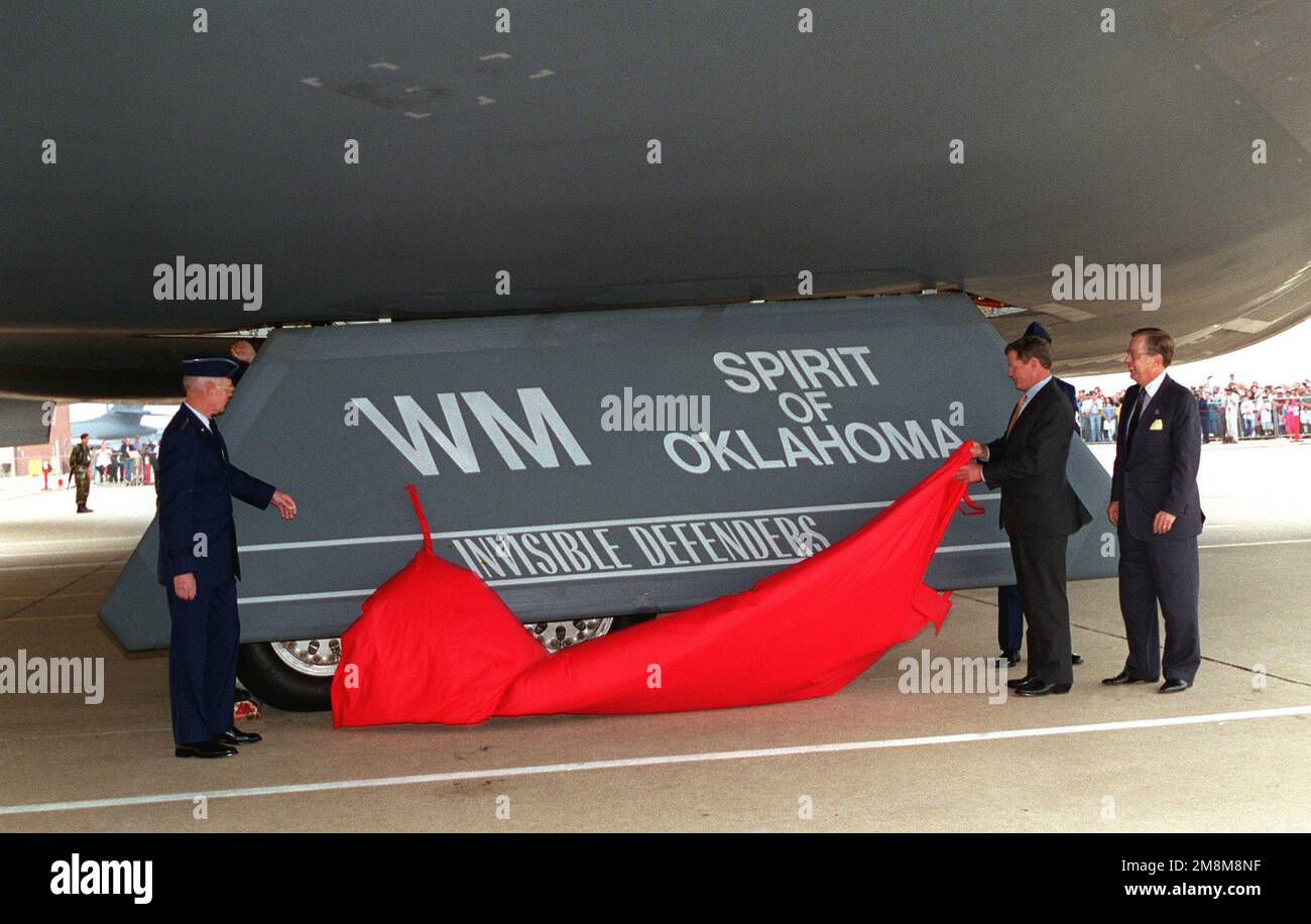 GEN. Richard Hawley, ACC Commander; Senator Infofe; and Mr. Ken Cressa ...