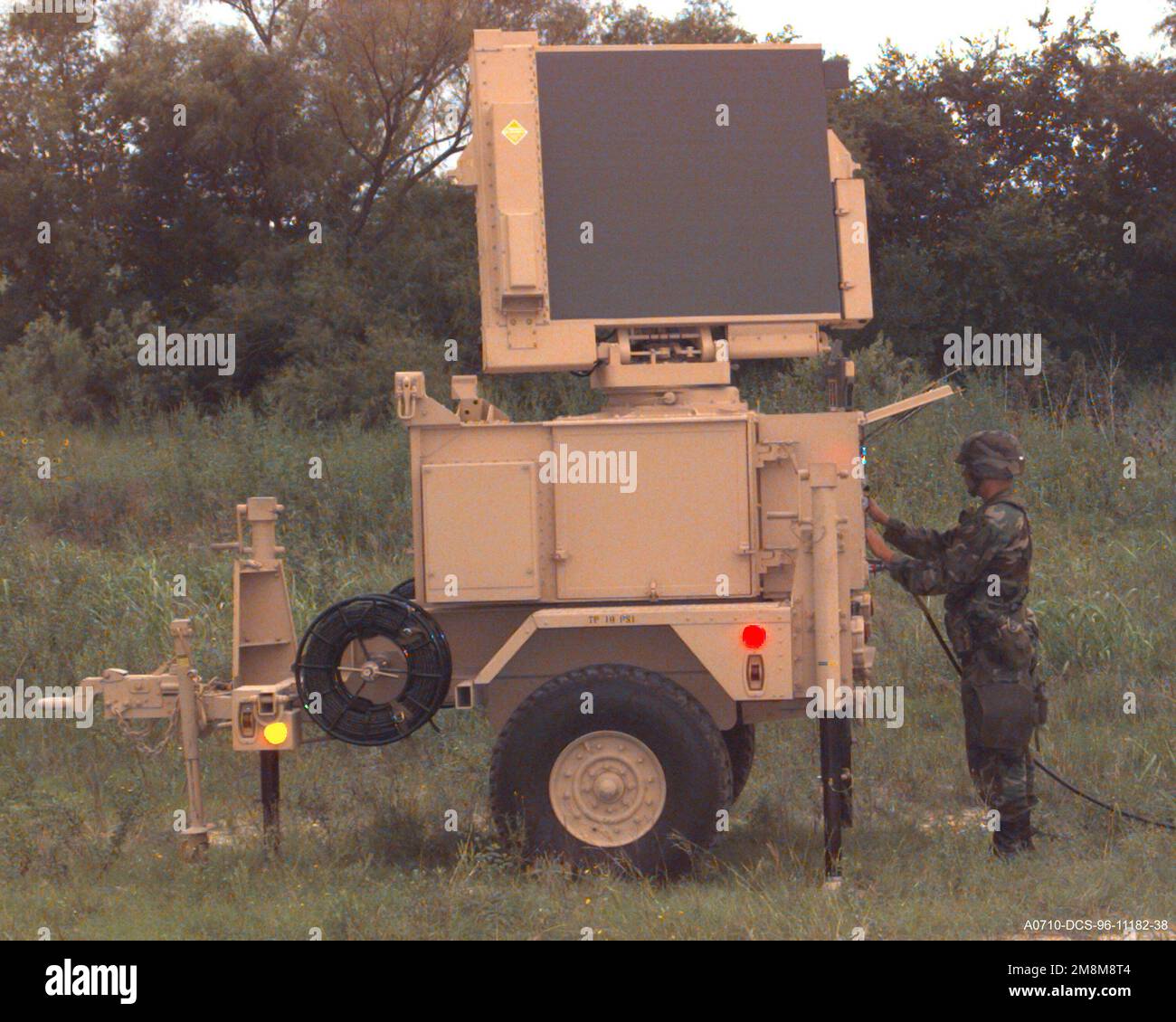 During a simulated tactical scenario, SPC Bryan A. Cook of HHB 1ST of ...