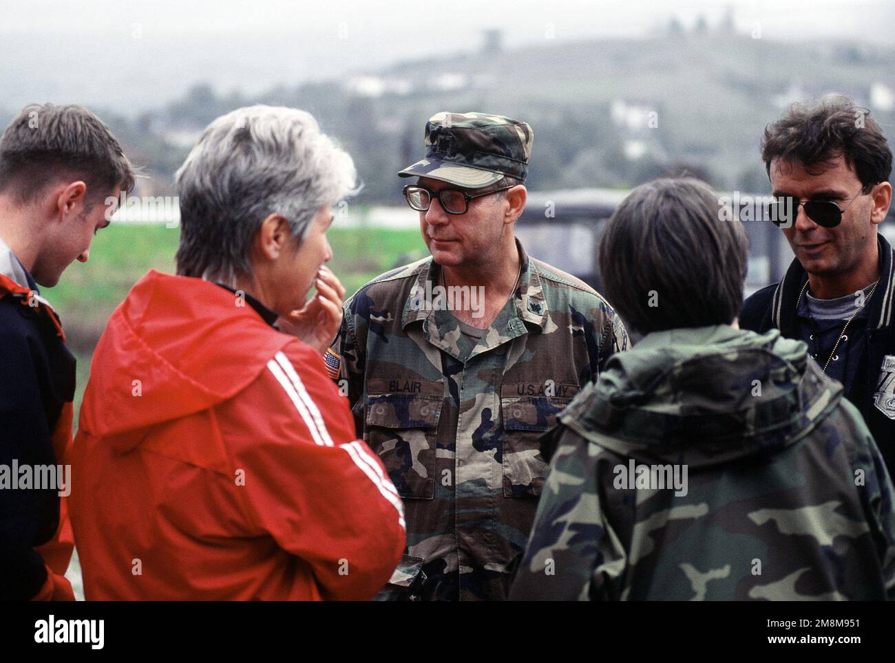 U.S. Army LT. COL. James Blair, Implementation Forces (IFOR) Liaison to ...
